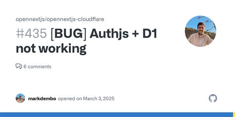 Bug Authjs D1 Not Working · Issue 435 · Opennextjsopennextjs