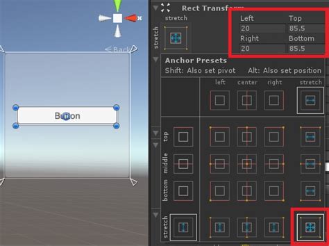 Rect Transform Unity Lear Note