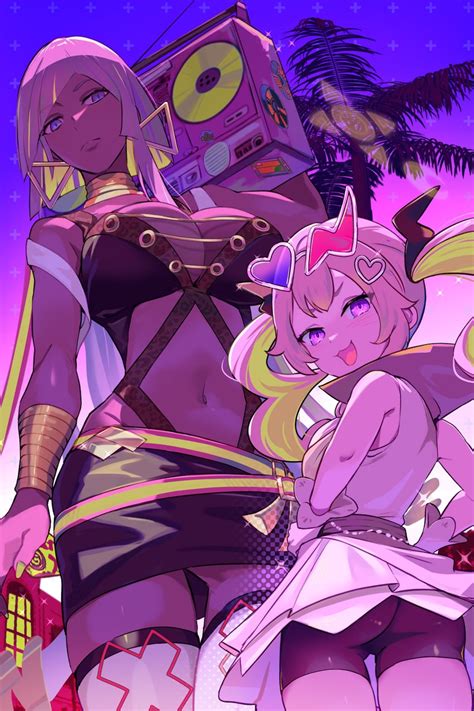 Evil Twins Trouble Sunny Sunny And Luna Yu Gi Oh Drawn By Hsin