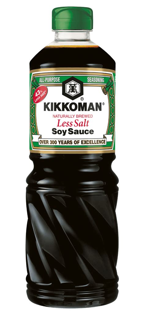 Low Sodium Soy Sauce Less Salt Kikkoman