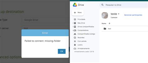 Error While Create Folder Support Duplicati