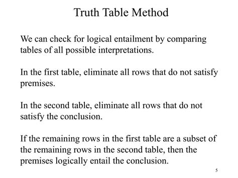 PPT Truth Table Method And Propositional Proofs PowerPoint Presentation ID