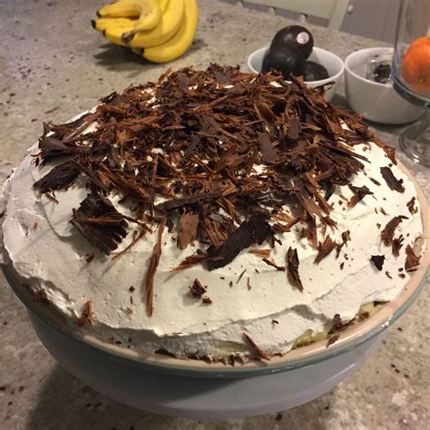 Emerils Banana Cream Pie With Caramel Drizzle Banana Cream Pie