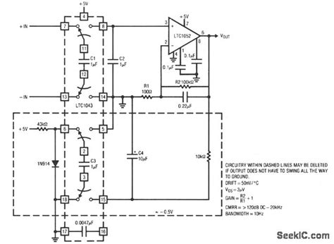 Ultra Precision Instrumentation Amplifier Amplifier Circuit Circuit Diagram
