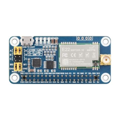 SX1262 LoRa HAT For Raspberry Pi 915MHz Digiware Store