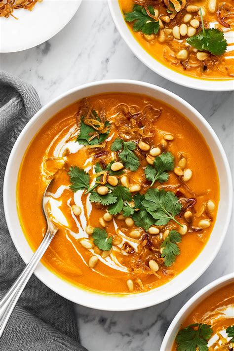 Carrot Ginger Soup Recipe Downshiftology Doctor Woao