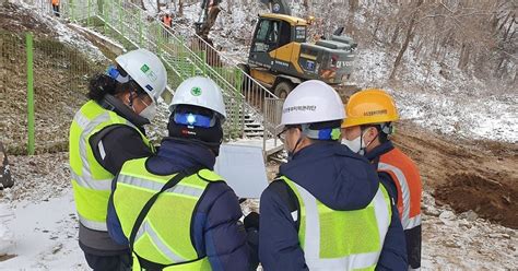 코레일 수도권동부지역관리단 비탈면 안전시설 공사 현장 점검
