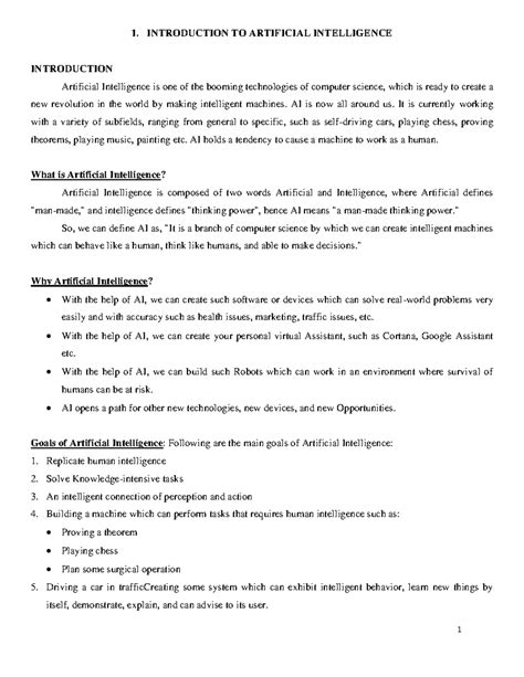 Ai Unit 3 Notes Given By Lecture 4 Knowledge Representation