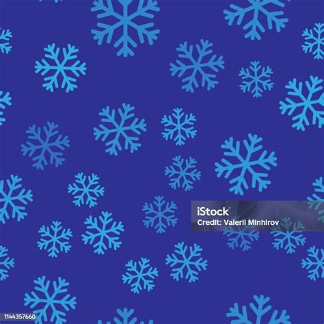 파란색 배경에 블루 플레이크 아이콘 고립 된 완벽 한 패턴입니다 벡터 일러스트 0명에 대한 스톡 벡터 아트 및 기타 이미지 0명 12월 1월 Istock