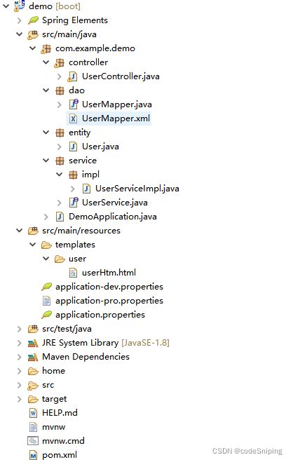 Springboot整合mybatis完整前后端项目实例springbootsqlservermybatis Csdn博客