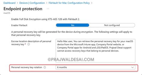 How To Rotate FileVault Recovery Keys For MacOS In Intune