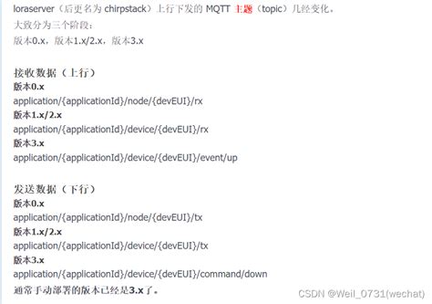 Chirpstack 上行下行的mqtt主题chirpstack主题 Csdn博客