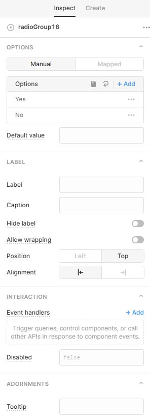 Is My Radiogroup Component Boolean Correct 💬 App Building Retool Forum