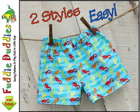 Quick And Easy Infant Shorts Sewing Pattern Instant Download Pdf Sewing