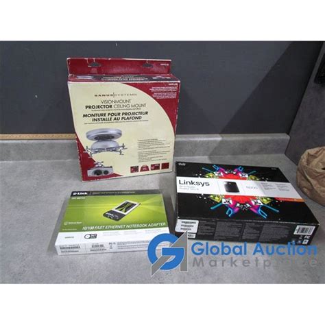 Wi Fi Router D Link Adapter And Projector Ceiling Mount