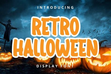 Retro Halloween Font Free Download Freefontdl Halloween Fonts Free Halloween Fonts Retro