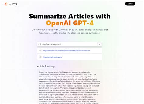 Github Greninja28ai Summarizer