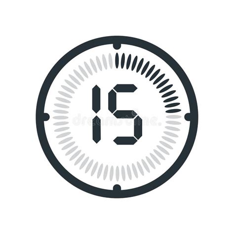 Timer 15 Minutes Stock Vector Illustration Of Race Quick 18884254