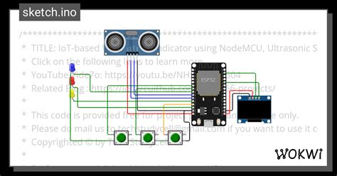 Water Monitor Copy Wokwi Esp32 Stm32 Arduino Simulator