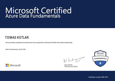 Tom Kotlar On Linkedin Share Data Azure Microsoftazure Cloudcomputing Exam Certificate