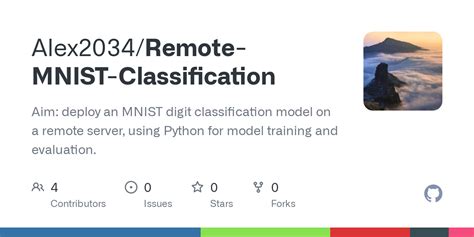 Github Alex2034remote Mnist Classification Aim Deploy An Mnist