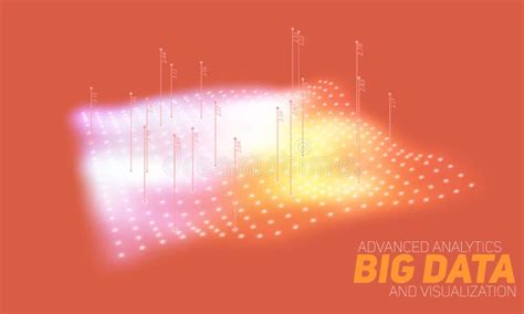 Big Data Plot Colorful Visualization Futuristic Infographic