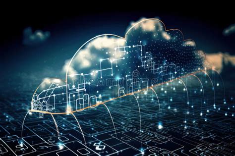 Cloud Computing Concept Stock Illustration Illustration Of Cyberspace