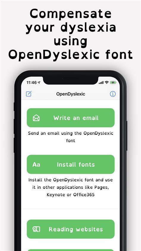 Open Dyslexic Dyslexia Font Aa For Iphone Download