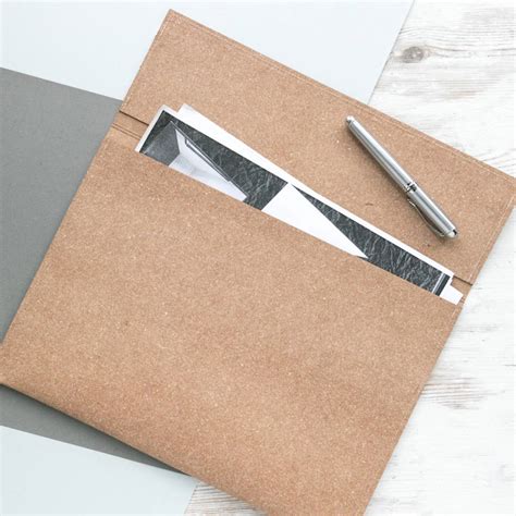 Personalised Large A4 Leather Document Folder By Begolden