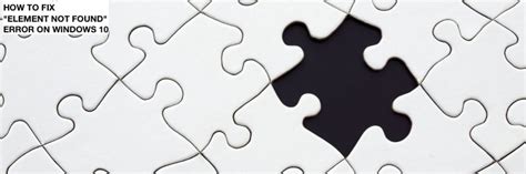 Fix Explorerexe Element Not Found