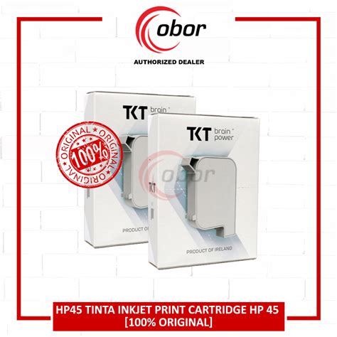 Jual Tinta Inkjet Print Cartridge Hp 45 Original Tinta Hp45 For Plotter Shopee Indonesia