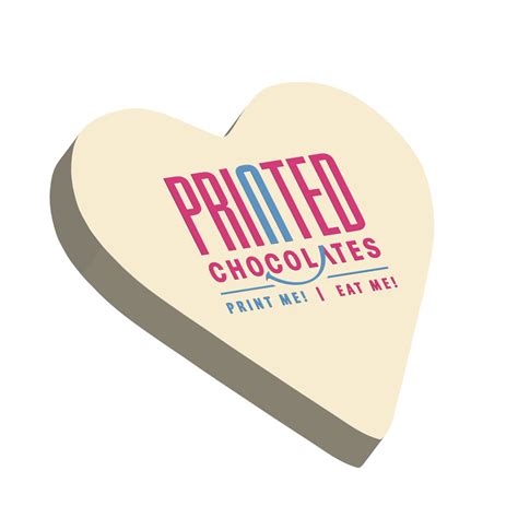 Small Heart Printed Chocolates
