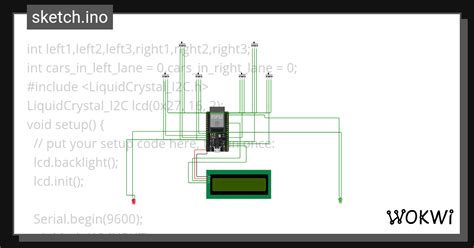 Road Divider Logic Copy Wokwi Esp32 Stm32 Arduino Simulator