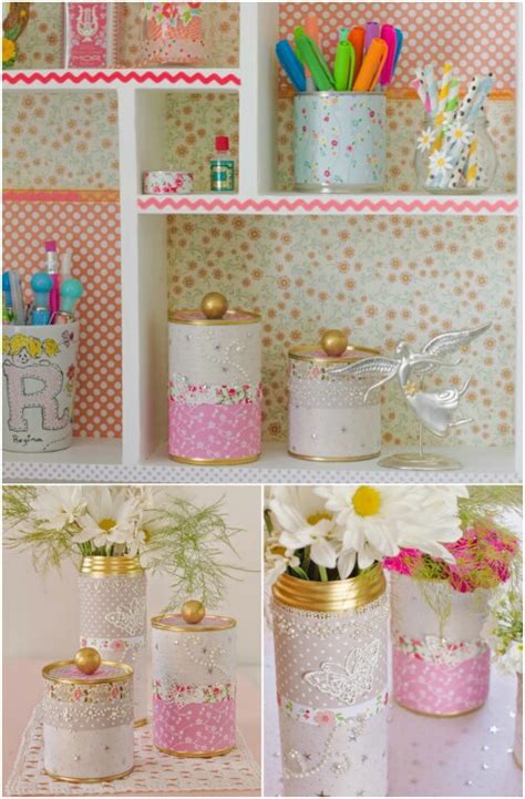 50 Jaw Dropping Ideas For Upcycling Tin Cans Into Beautiful Household