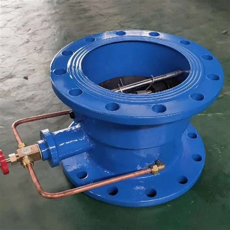 微阻缓闭蝶式止回阀HH4849X球墨铸铁缓闭消声逆止阀DN50 DN1400 虎窝淘