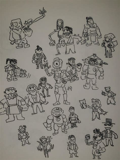 I Drew The Legends The Other Day From Memory Enjoy R Apexlegends