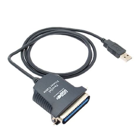 Usb2 0 To Bi Directional Parallel Printer Cable Adapter Black