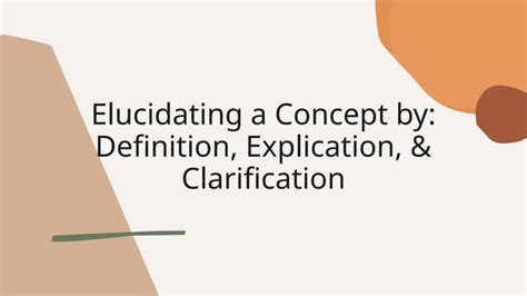 Co3ways In Elucidating A Conceptpptx