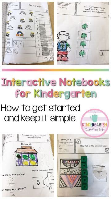 math interactive notebooks in kindergarten getting started and keeping it simple artofit