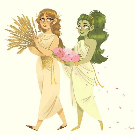 Demeter And Persephone Art Demeter And Aphrodite Hades And