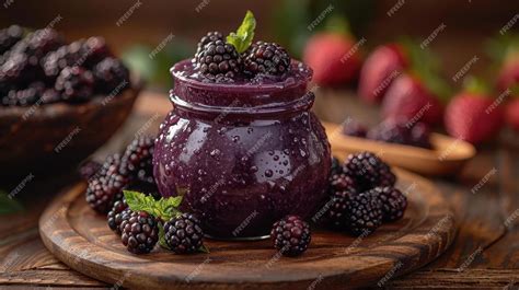Traditional Peruvian Chicha Morada In Pitcher Premium Ai Generated Image