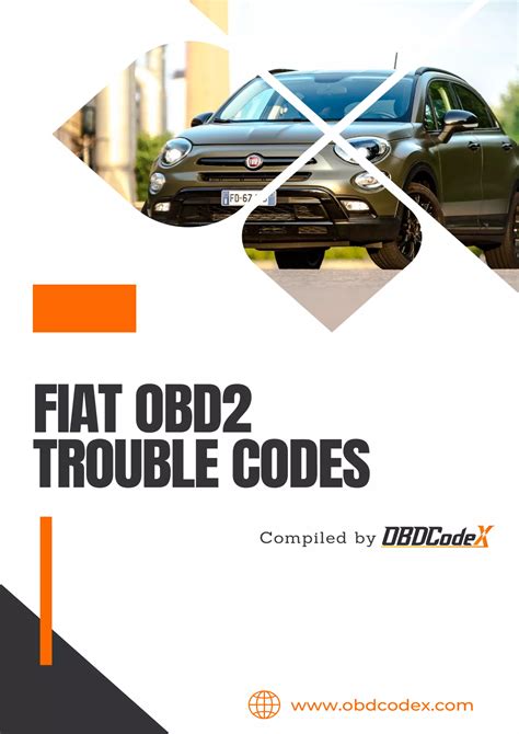 All Fiat Obd2 Trouble Codes List Obdcodex Pdf