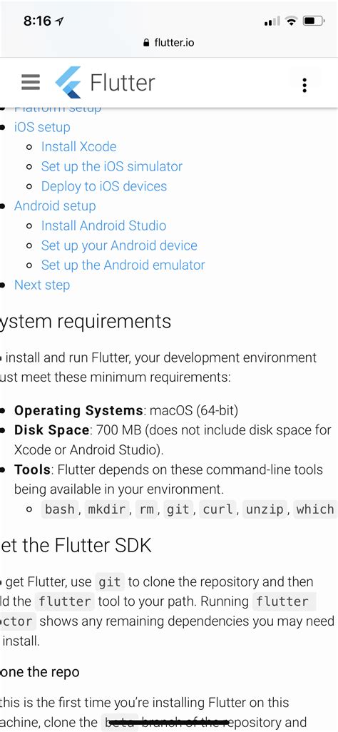 Issue From Website Page Get Started Install On Macos · Issue 15275