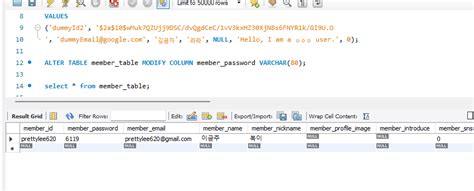 로그인 로그아웃 Jwt Mybatis Mysql Springboot