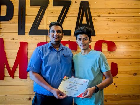 Induwara Dilshan Silva On Linkedin Awarding As A Former Buddy Trainer