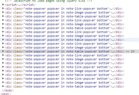 Popovers Multiply When Page Containing Summernote Is Loaded Via Ajax · Issue 2823 · Summernote