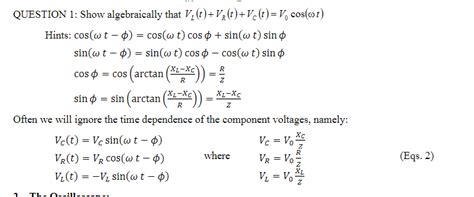 Solved QUESTION Show Algebraically That Chegg Com