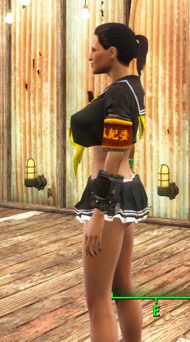 Blade And Soul Schoolgirl Outfit Cbbe Body For Fallout 4 Downloads