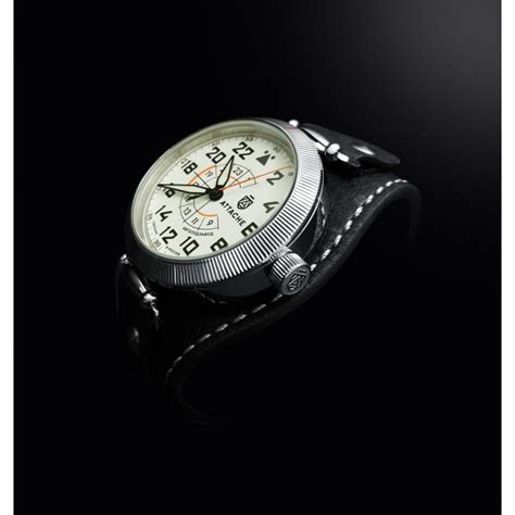 Купить наручные часы механические ATTACHE (АТТАШЕ) (Pilot 24 Steel-Lum ...