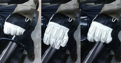 모터사이클 핸들 그립 엄지·약지·소지 세개로 잡아라